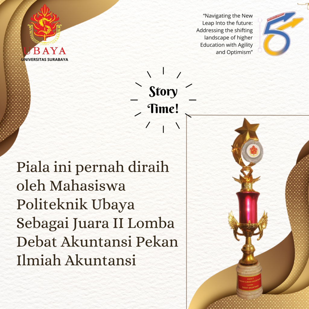 Piala Juara II Pekan Ilmiah Akuntansi dalam Lomba Debat Akuntansi ...